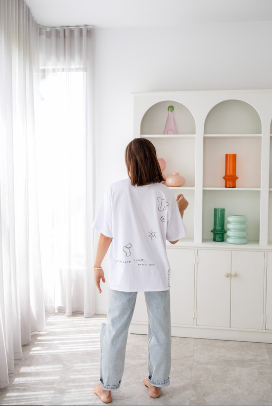 'In Line' Oversized Tee – Frankly The Label